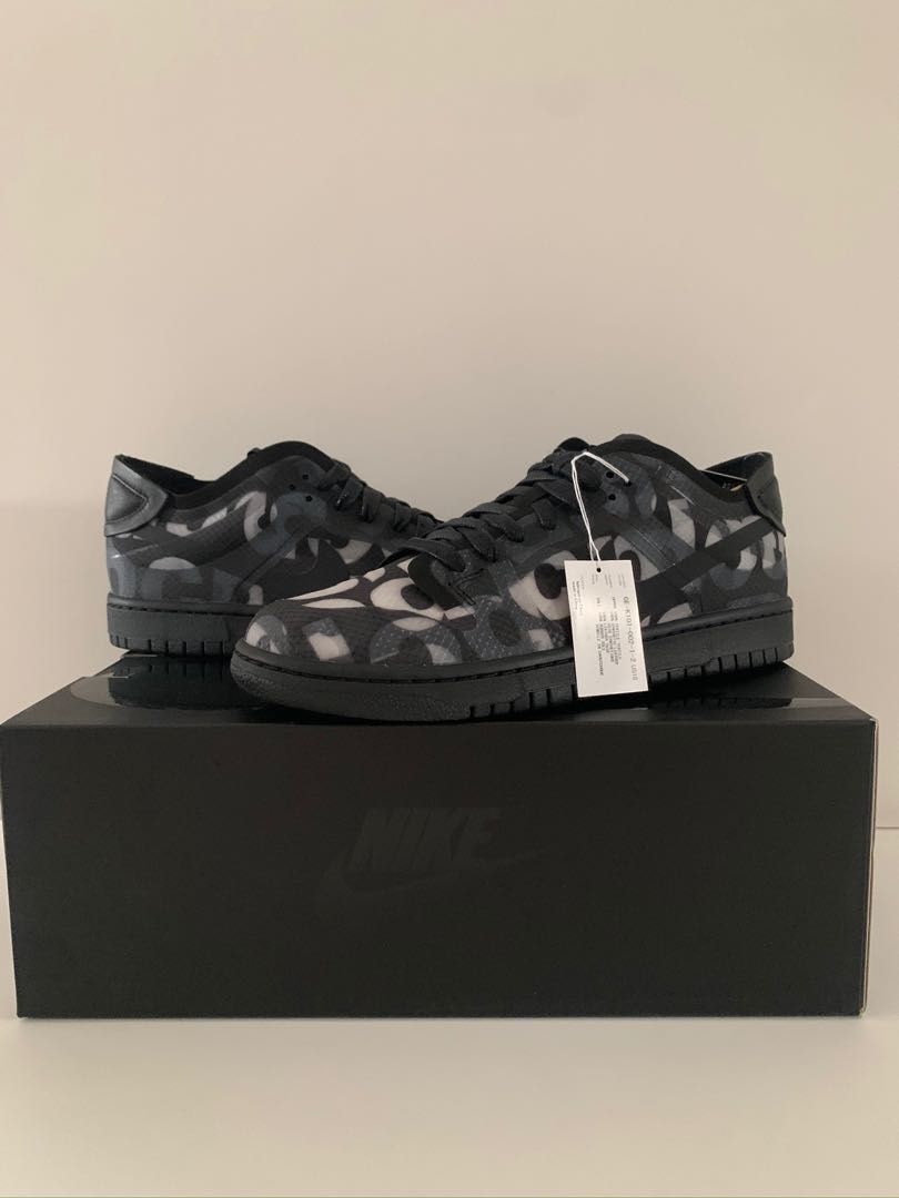 [under retail] Nike CDG dunk Low print, Men's Fashion, Footwear ...