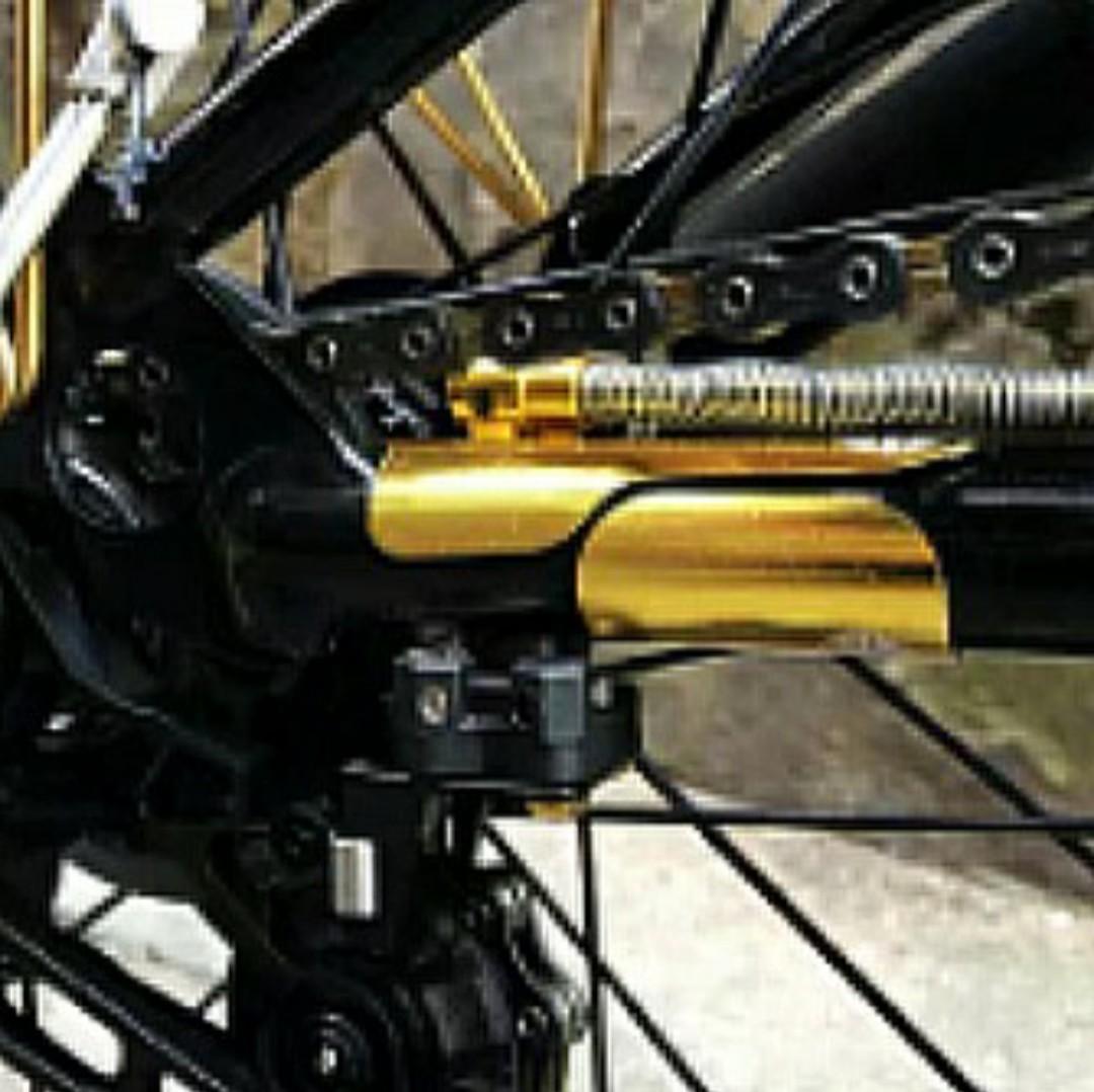 Union Jack bottom bracket shell / triangle chainstay protector guard ...