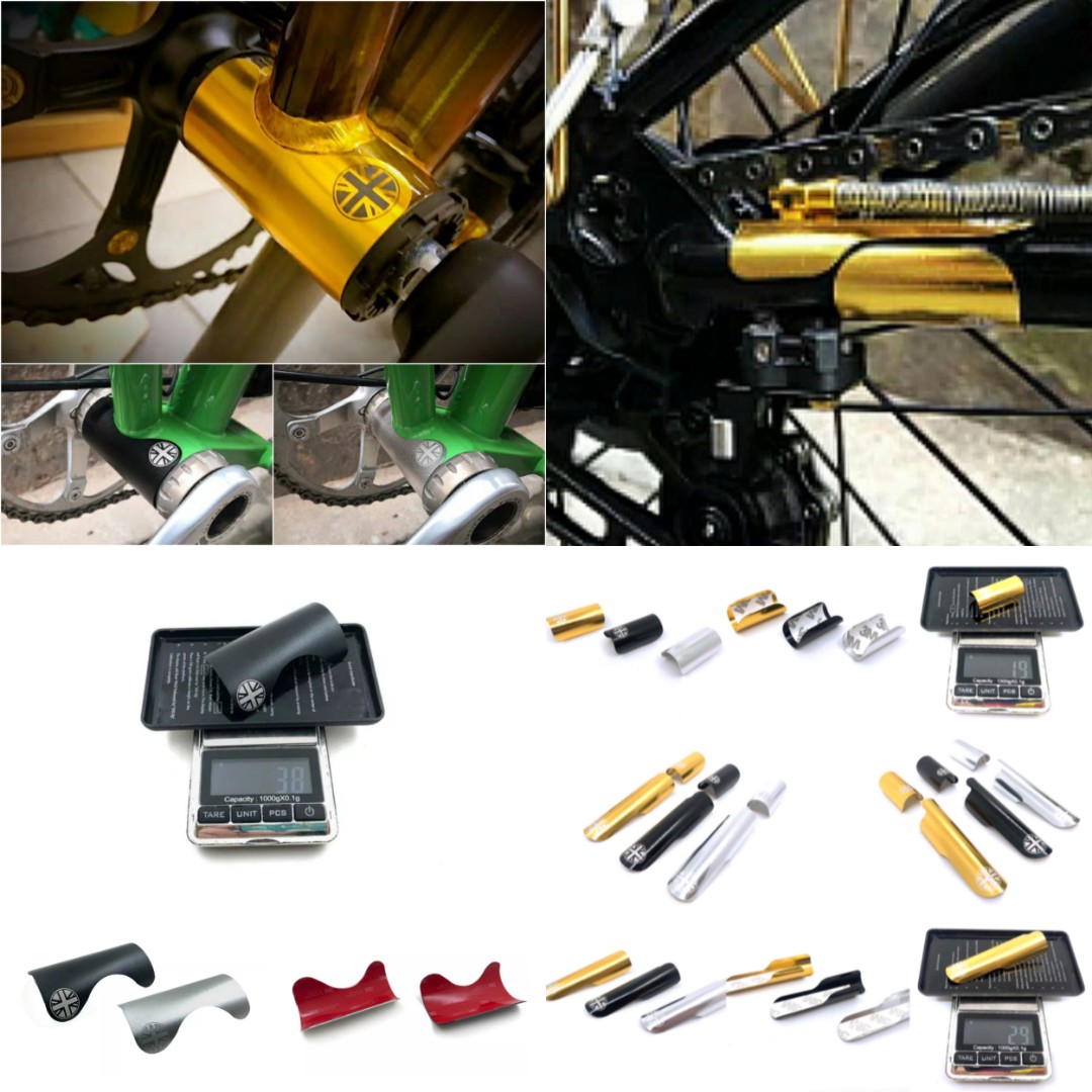 Union Jack bottom bracket shell / triangle chainstay protector guard ...