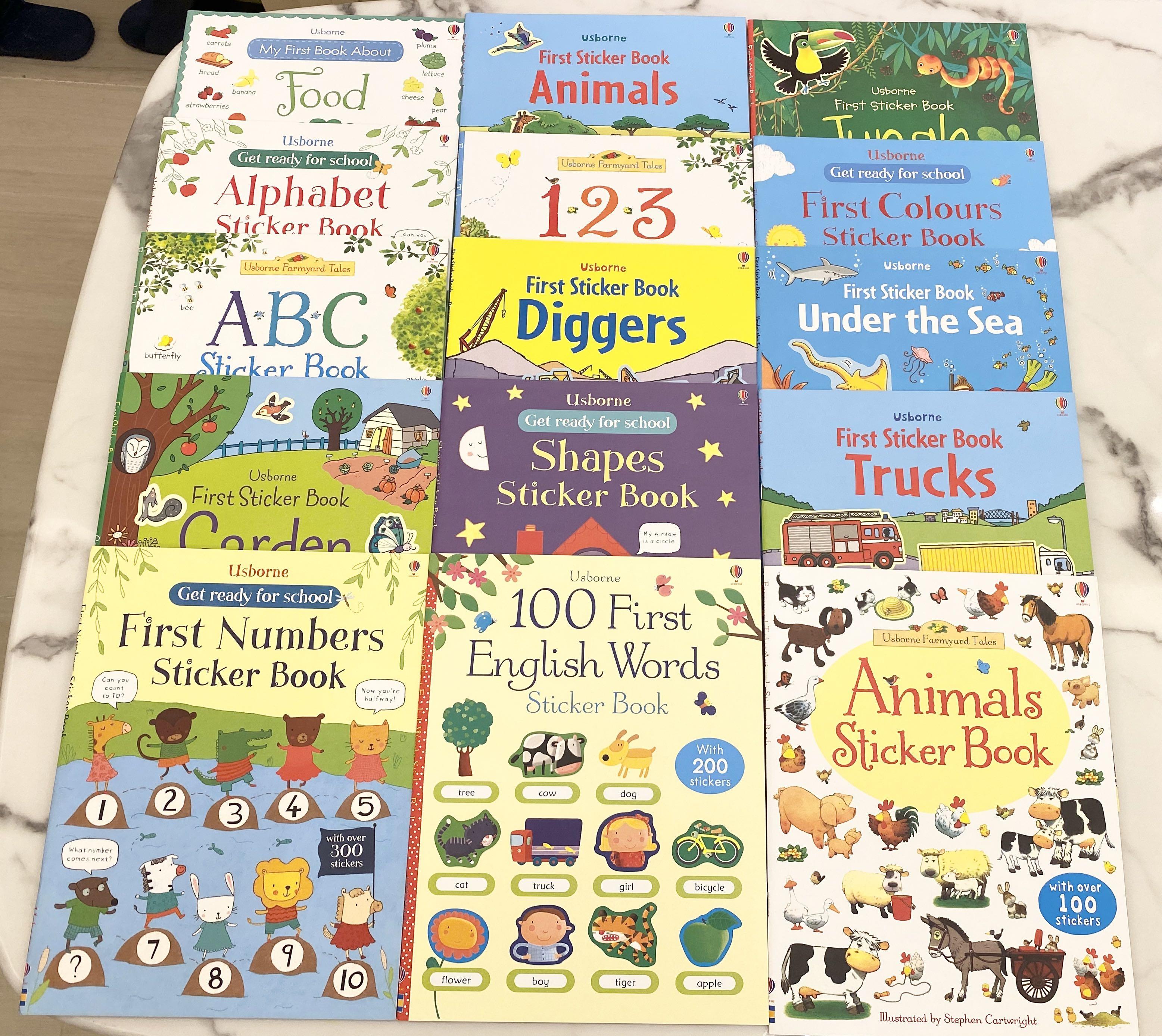 Usborne Children's sticker book, 興趣及遊戲, 書本 & 文具, 小朋友書 - Carousell