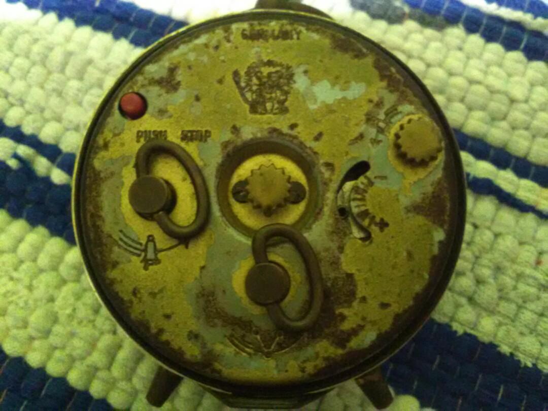 Vintage JERGER-GERMAN made TABLE ALARM CLOCK, Women's Fashion, Jewelry ...