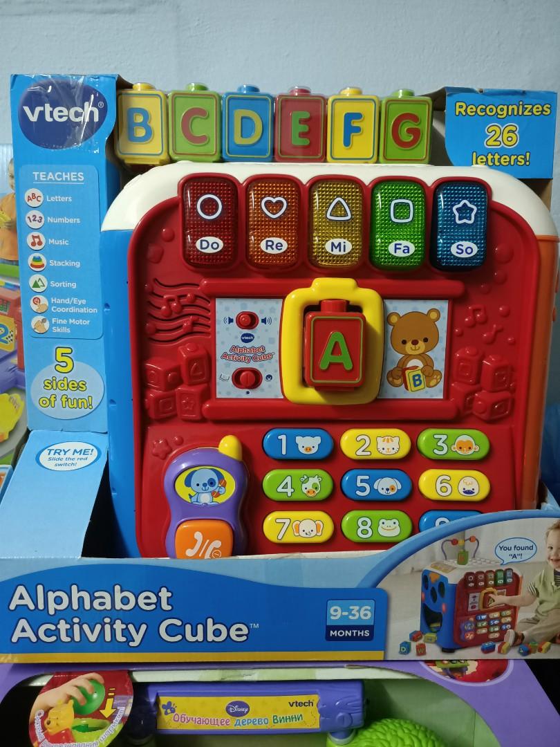 Vtech Alphabet big cube, Babies & Kids, Infant Playtime on Carousell