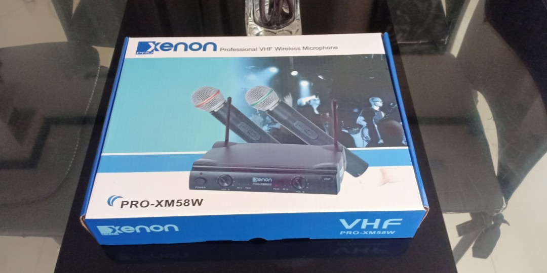 Xenon Pro-XM58W Professional VHF Wireless Microphone, Audio ...