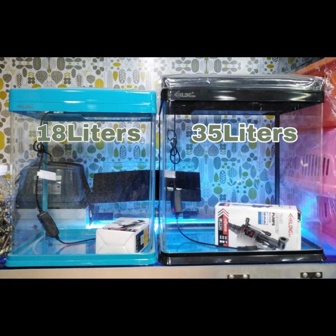 35L Aquarium Fish Tank Set, Pet Supplies, Homes & Other Pet Accessories ...