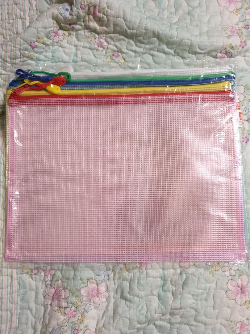 A4 size mesh clear folder, Hobbies & Toys, Stationary & Craft ...