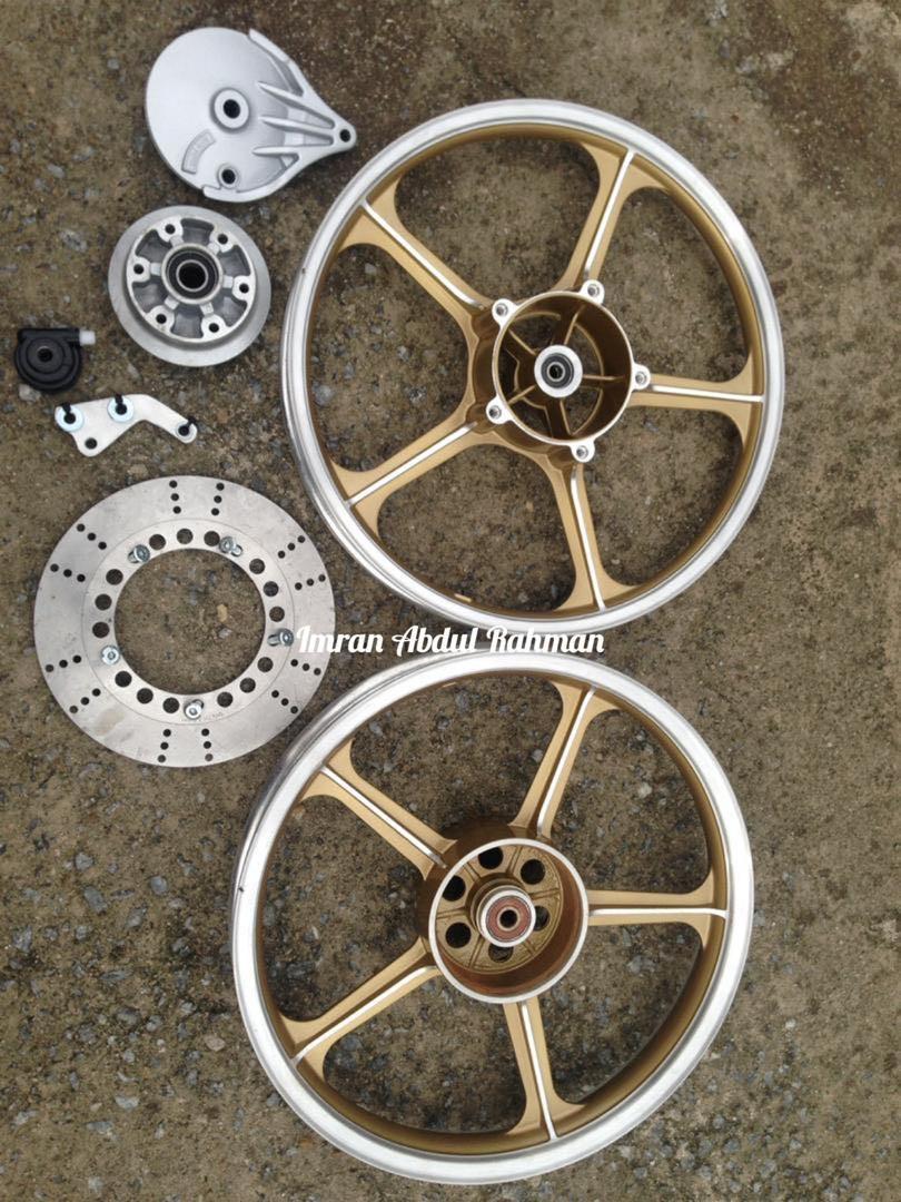 Ar 125 custom Full Chop GTO KH100 Ar80 Rxz 125z, Motorbikes on Carousell