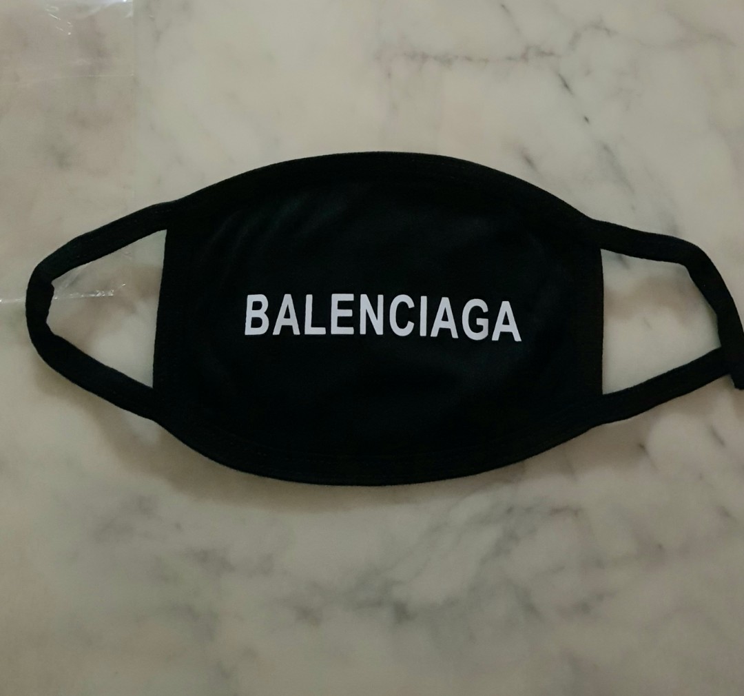 Balenciaga mouth mask, Health & Nutrition, Face Masks & Face Shields on ...