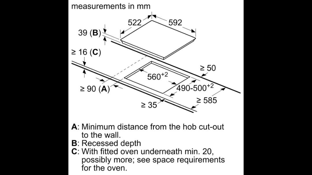 Bosch PKK651FP1E 60CM RADIANT CERAMIC HOB, TV & Home Appliances ...