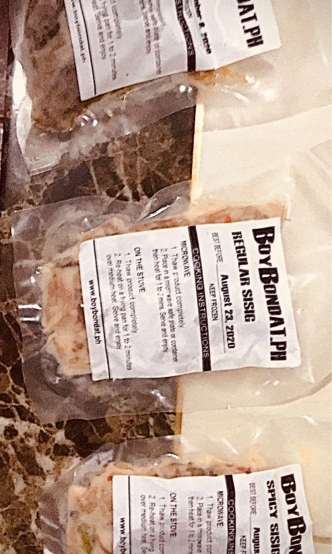 Boy Bondat Pares & Sisig (Frozen Ready to Cook), Food & Drinks, Local ...