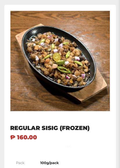 Boy Bondat Pares & Sisig (Frozen Ready to Cook), Food & Drinks, Local ...