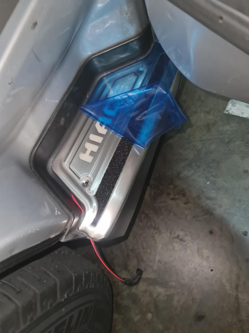 Brand New Hiace 1 Pair Stainless Steel Plate Front Side Step Left/Right ...