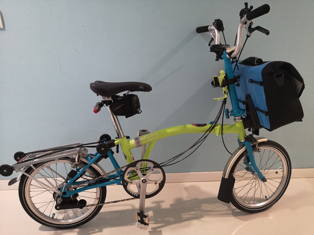 Brompton fun bike - with upgrades in complete bundle, Sports Equipment ...