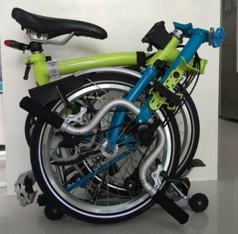 Brompton fun bike - with upgrades in complete bundle, Sports Equipment ...