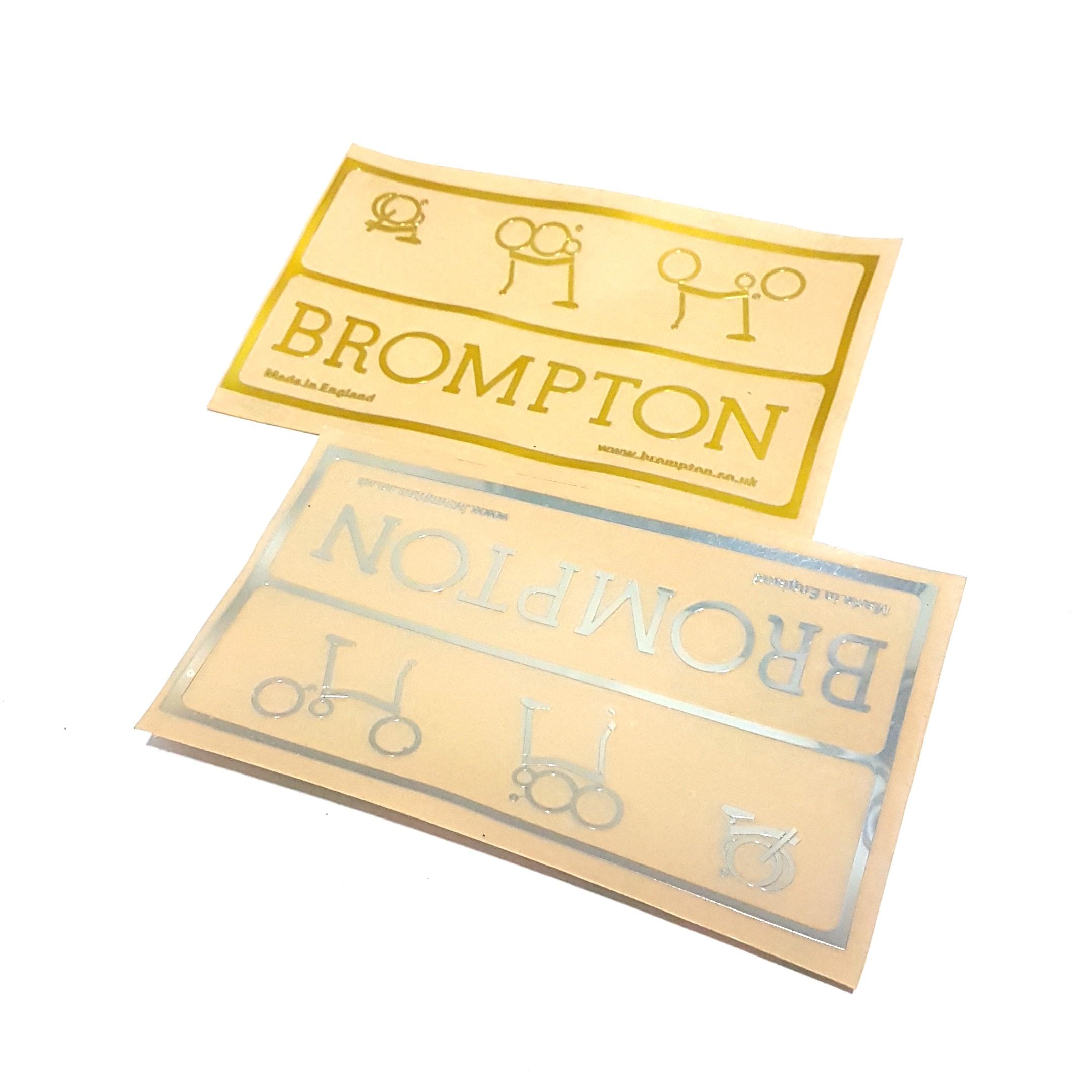 Brompton Die-cut Vinyl Sticker Decal, Sports Equipment, Bicycles ...