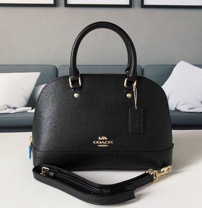 Coach Mini Sierra Satchel (100% ORIGINAL COUNTER), Fesyen Wanita, Tas ...