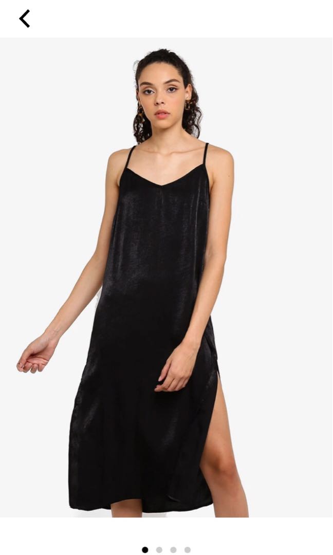 Factorie satin midi dress, Women's Fashion, Dresses & Sets, Dresses on ...