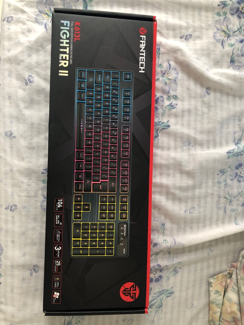 Fantech k613L Fighter II Full keyboard RGB, Computers & Tech, Parts ...