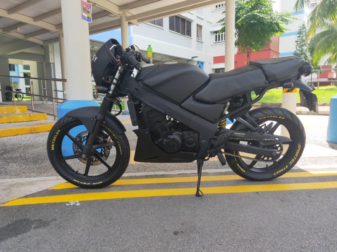 Honda CBR150R Cafe Racer "Charlotte" Coe 2029, Motorcycles, Motorcycles ...