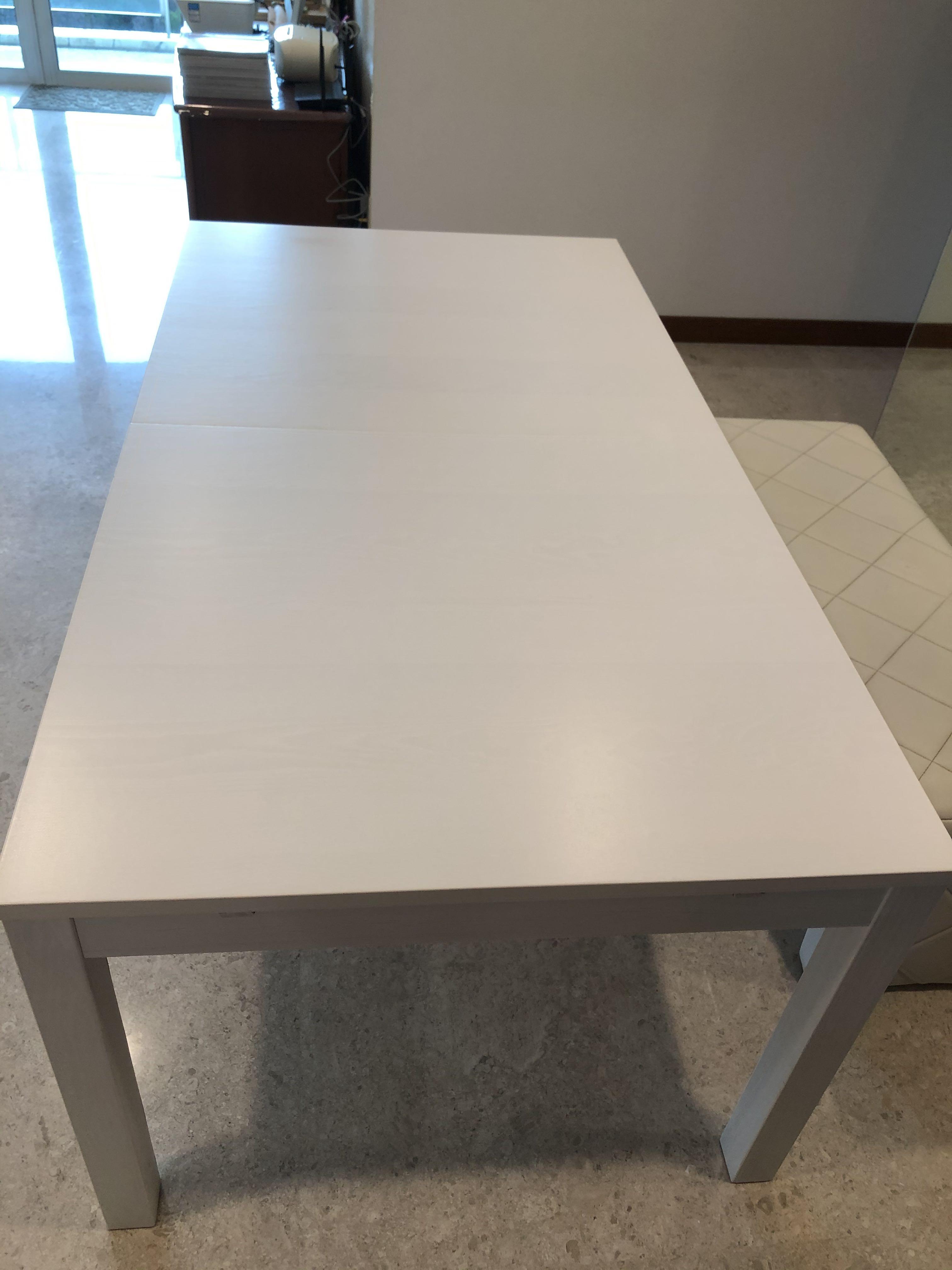 IKEA Bjursta extendable dining table (6-10 seater), Furniture & Home ...