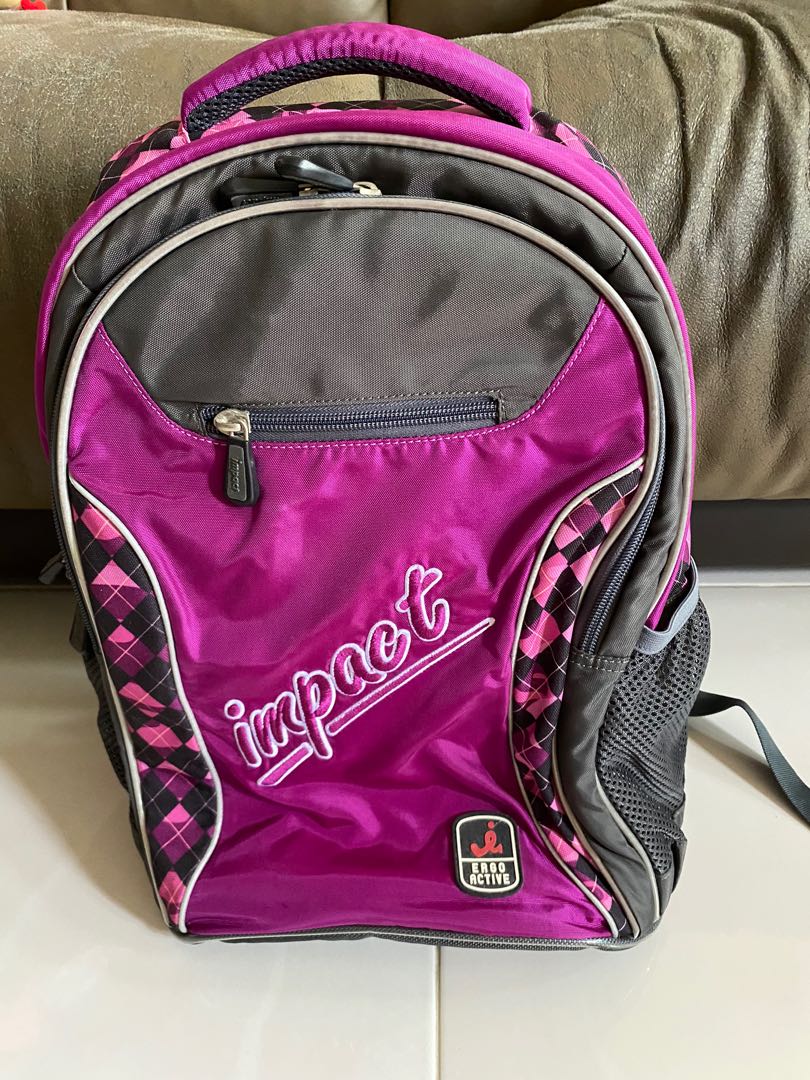 Impact Ergonomic School Bag, Babies & Kids, Going Out, Diaper Bags ...