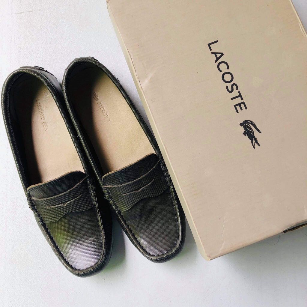 LACOSTE FLATS, Women's Fashion, Footwear, Flats & Sandals on Carousell