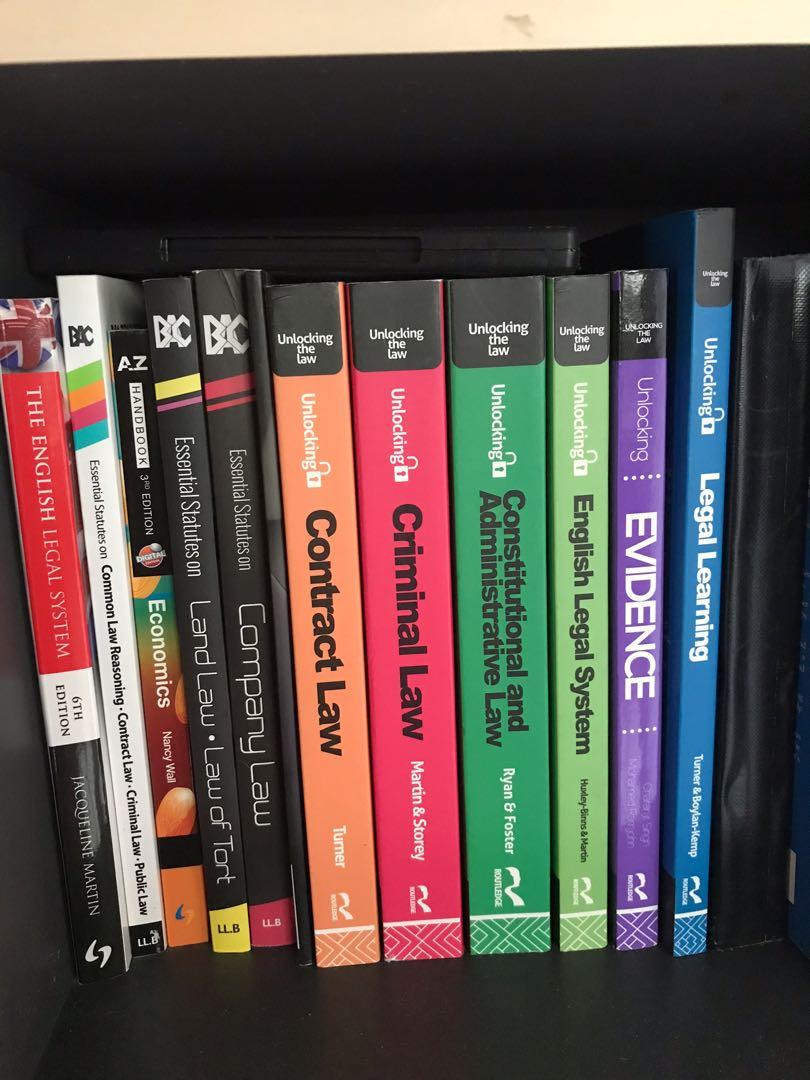 Law Textbooks A-Levels/Degree, Hobbies & Toys, Books & Magazines ...