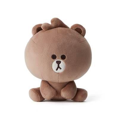 Line Friends Baby Brown Plushie, Hobbies & Toys, Toys & Games on Carousell