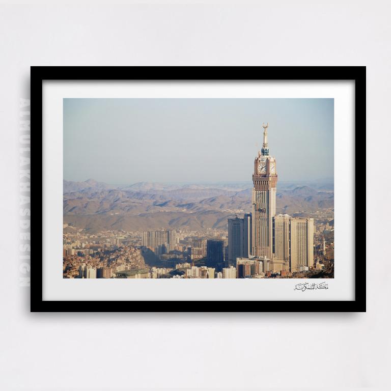 Mecca Valley + Masjid Nabawi - Islamic Wall Poster Frame, Hobbies ...