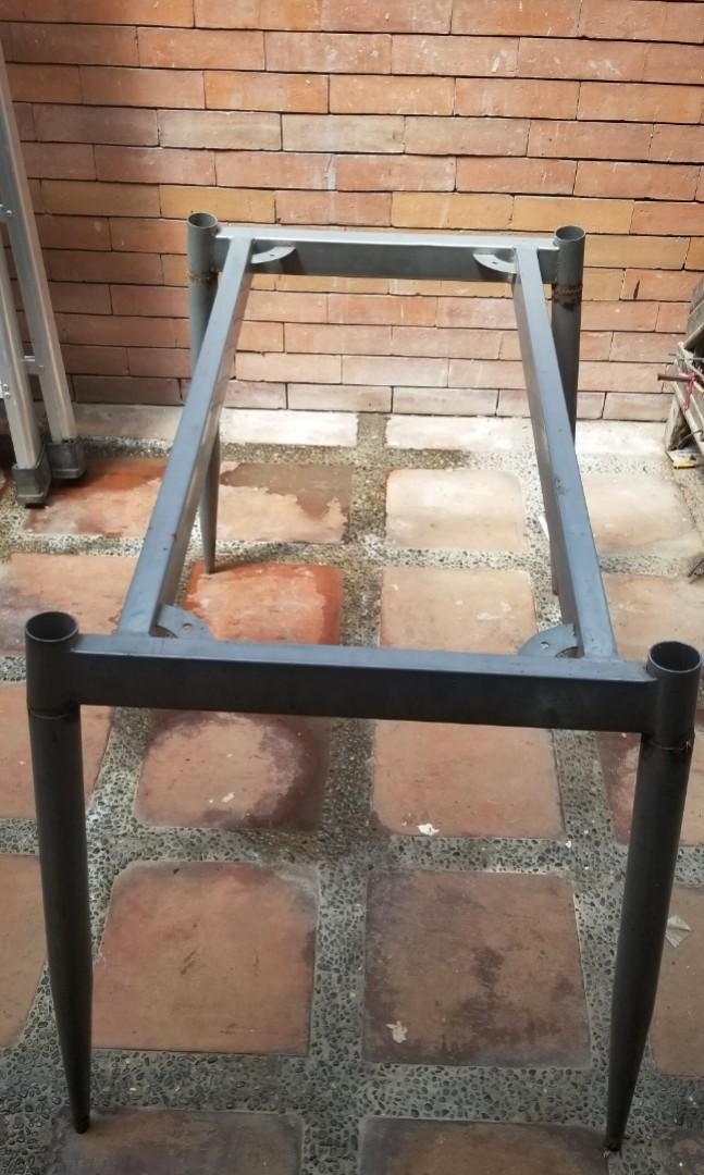 Metal table frame without topglass, Furniture & Home Living, Furniture ...