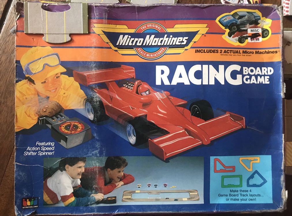 Micro Machines racing boardgame vintage 1989, Hobbies & Toys, Toys ...