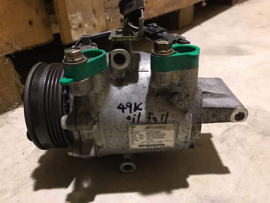 Mitsubishi colt version R , Aircon compressor original japan, Car ...