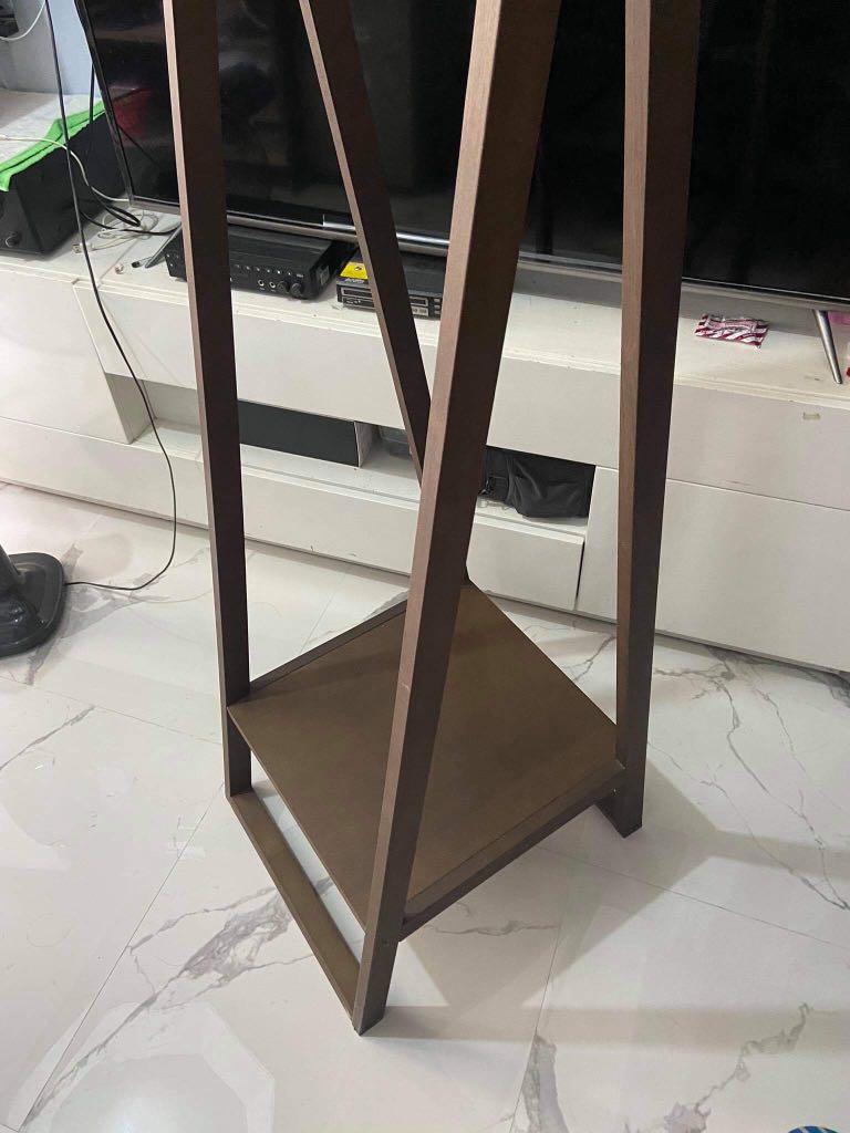 Muji oak wood clothes rack, Furniture & Home Living, Home Improvement ...