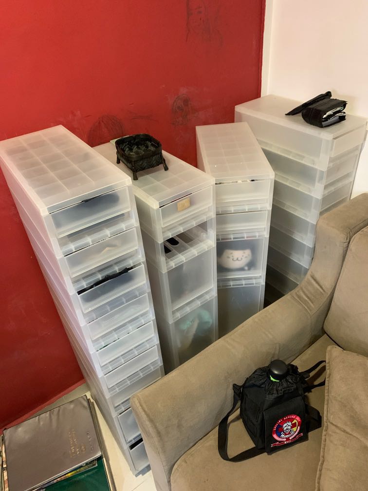 Muji plastic drawer, Furniture & Home Living, Home Improvement ...