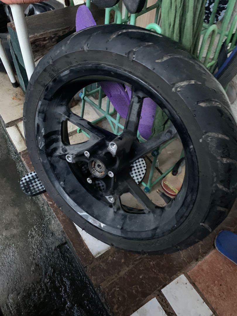NMAX stock mags and tire, Motorbikes, Motorbike Parts & Accessories ...
