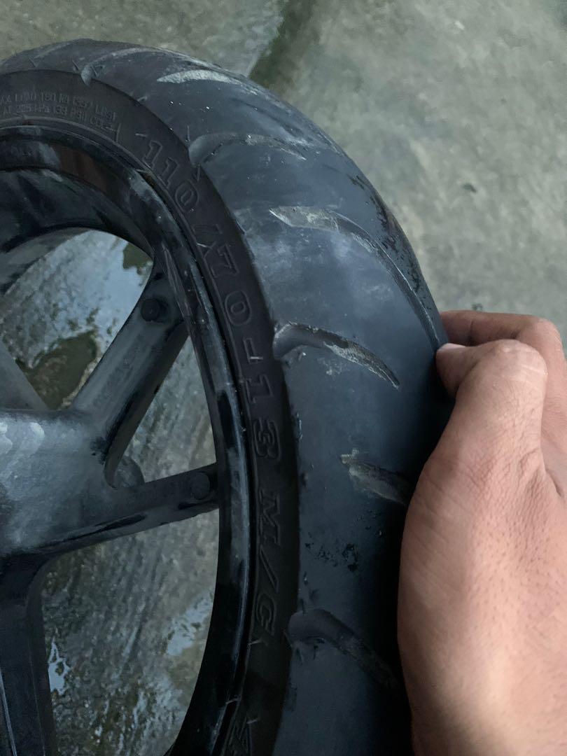 NMAX stock mags and tire, Motorbikes, Motorbike Parts & Accessories ...