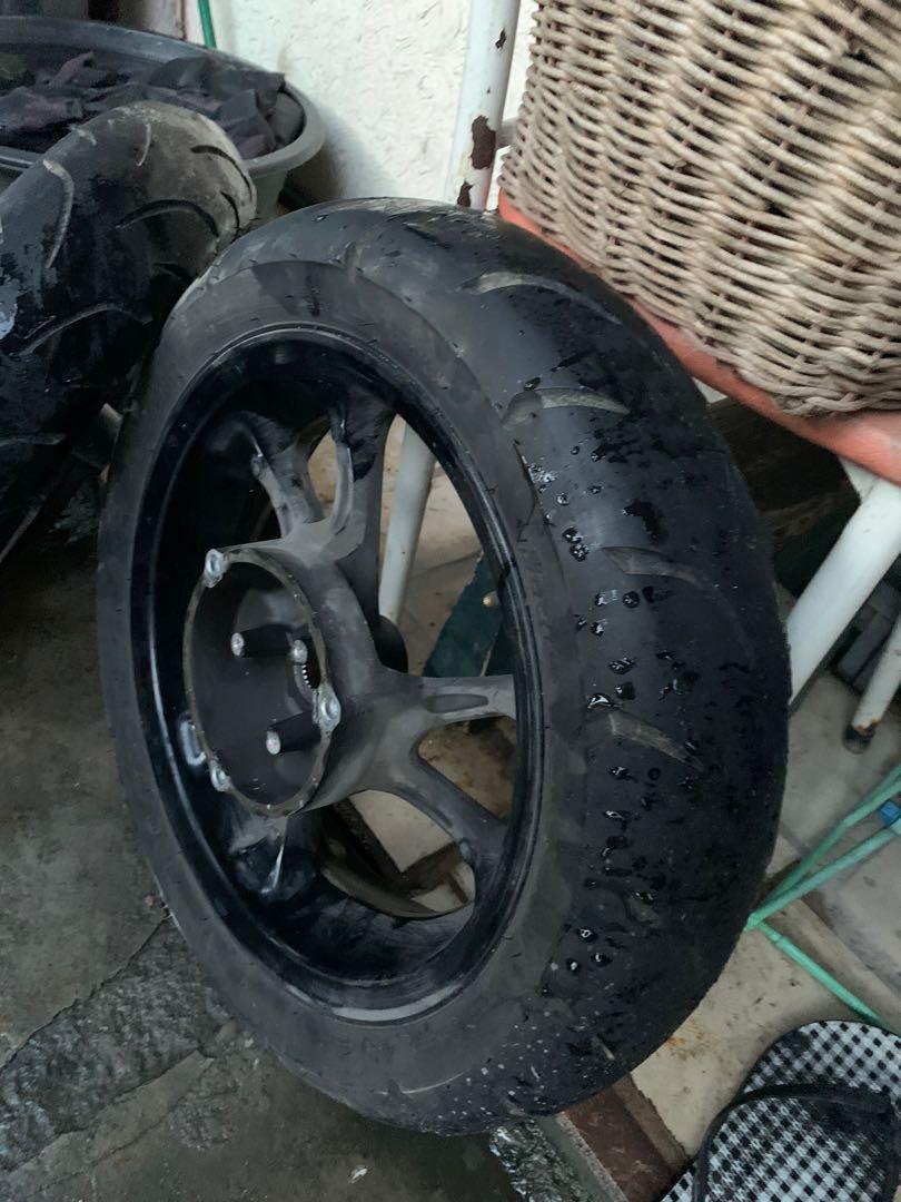 NMAX stock mags and tire, Motorbikes, Motorbike Parts & Accessories ...
