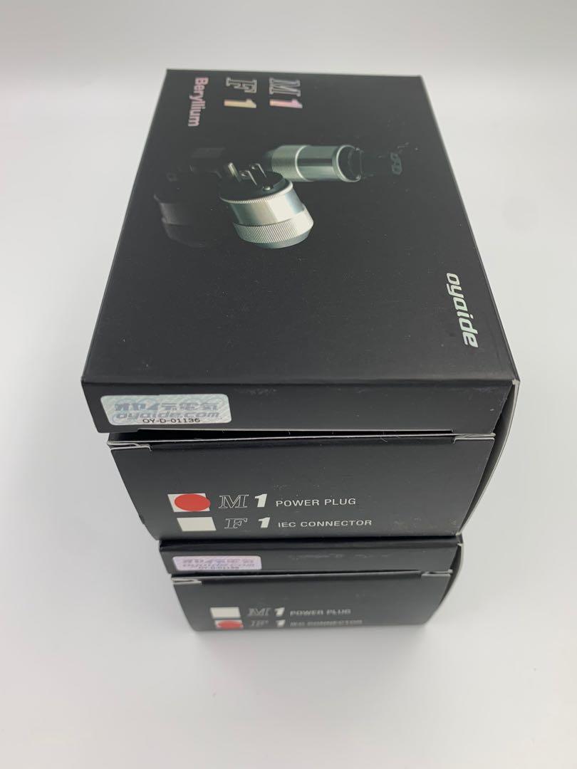 Oyaide M1 & F1 Plugs (US), Audio, Other Audio Equipment on Carousell