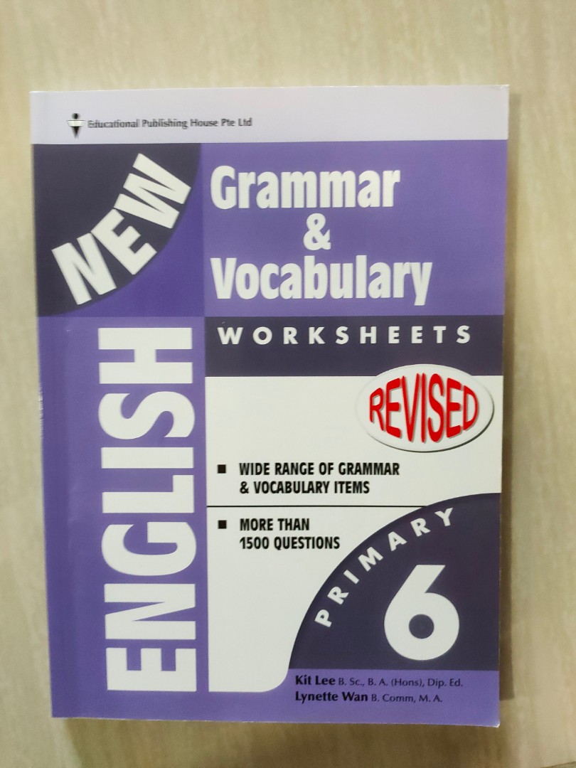 P6 English Grammar & Vocabulary Worksheet, Hobbies & Toys, Books ...