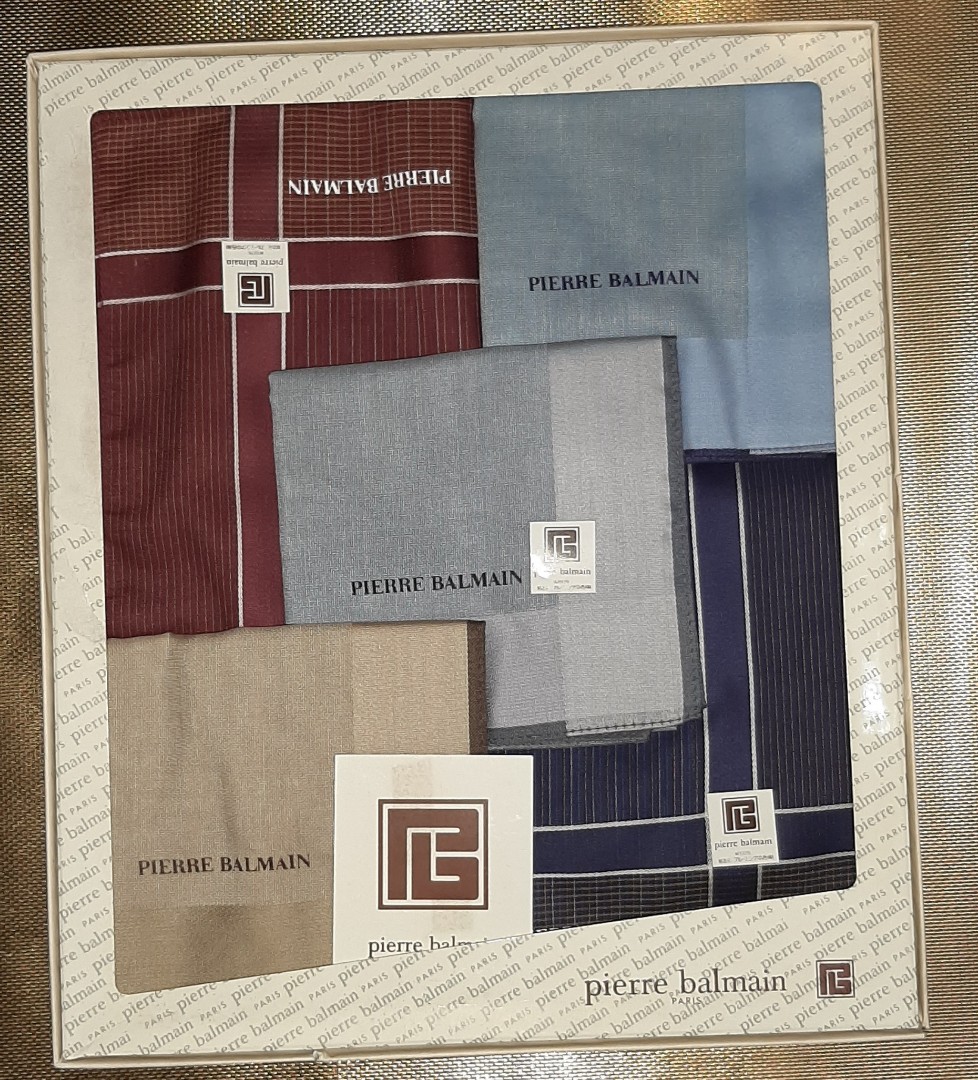PIERRE BALMAIN SET, Men's Fashion, Watches & Accessories, Handkerchief ...