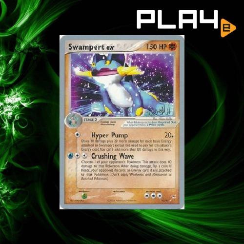 Pokemon Swampert EX - 95/95 - 2004 World Championship Card, Hobbies ...