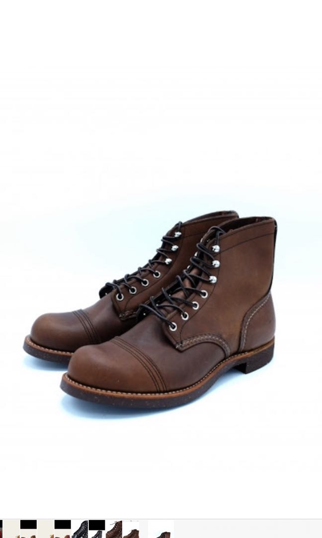 Red wing 8081 iron ranger amber, Men's Fashion, Footwear, Boots on ...