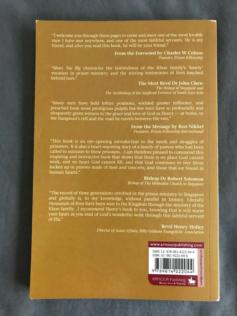 Shoes Too Big (Continuing a Legacy of Hope and Transformation) by Henry ...