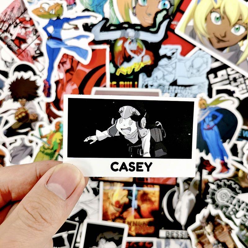 (Stickers) 50pc Cannon Busters American Japanese Manga Comics Anime ...