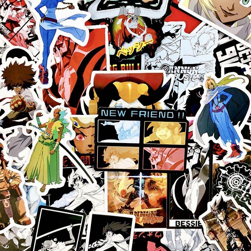 (Stickers) 50pc Cannon Busters American Japanese Manga Comics Anime ...