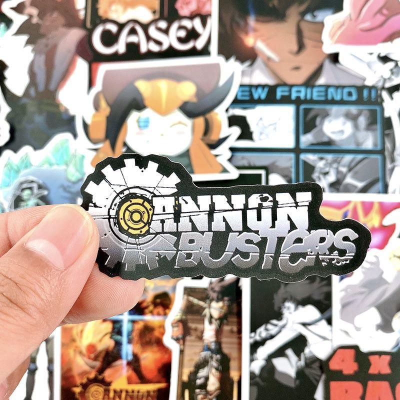(Stickers) 50pc Cannon Busters American Japanese Manga Comics Anime ...