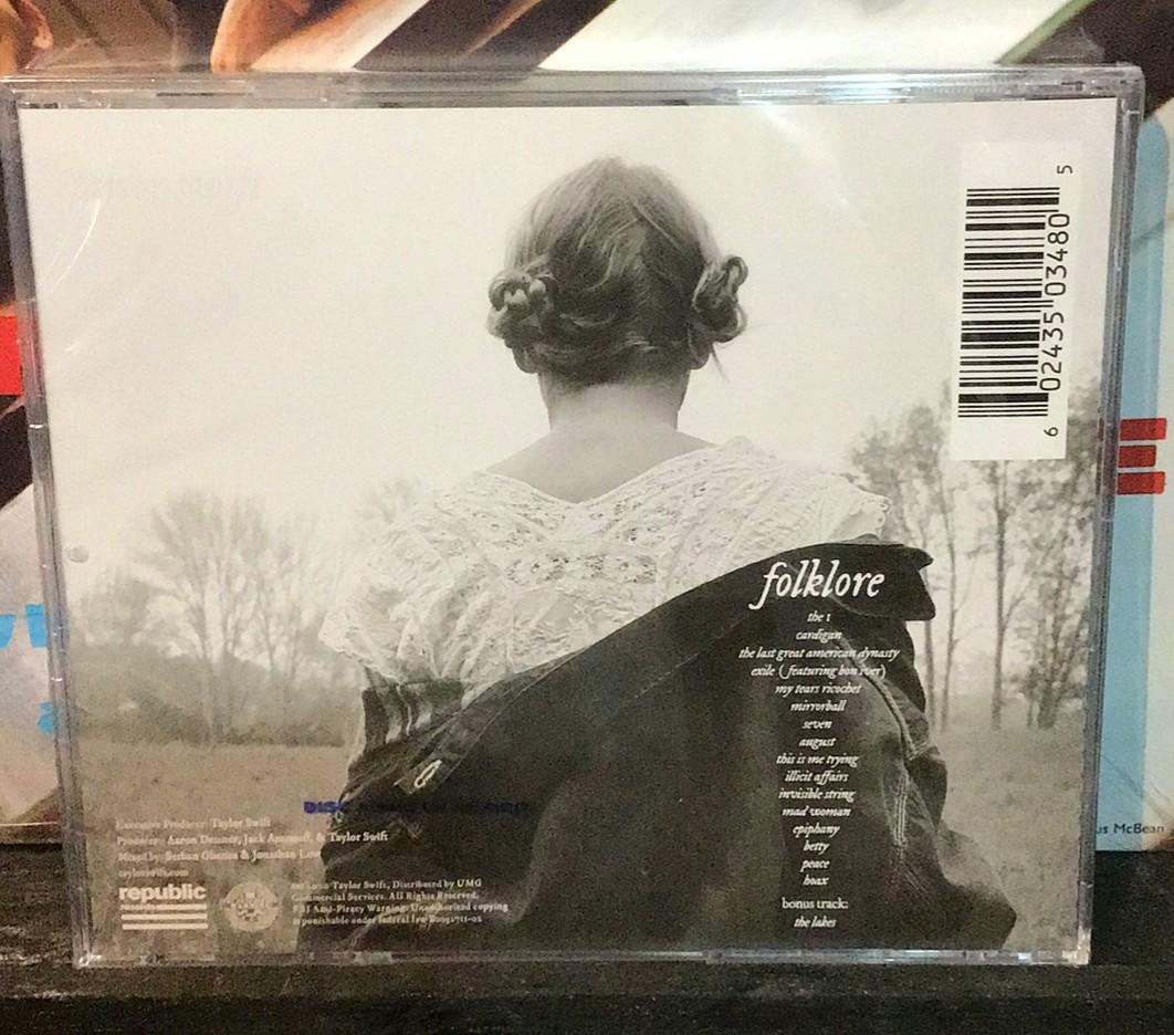 TAYLOR SWIFT : FOLKLORE [CD ALBUM], Hobbies & Toys, Music & Media ...