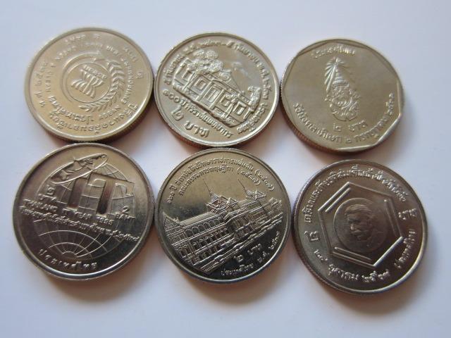 Thailand 2 Baht Coin (6pcs), Hobbies & Toys, Memorabilia & Collectibles ...