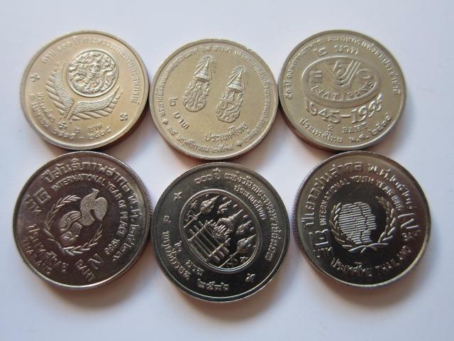 Thailand 2 Baht Coin (6pcs) #B, Hobbies & Toys, Memorabilia ...