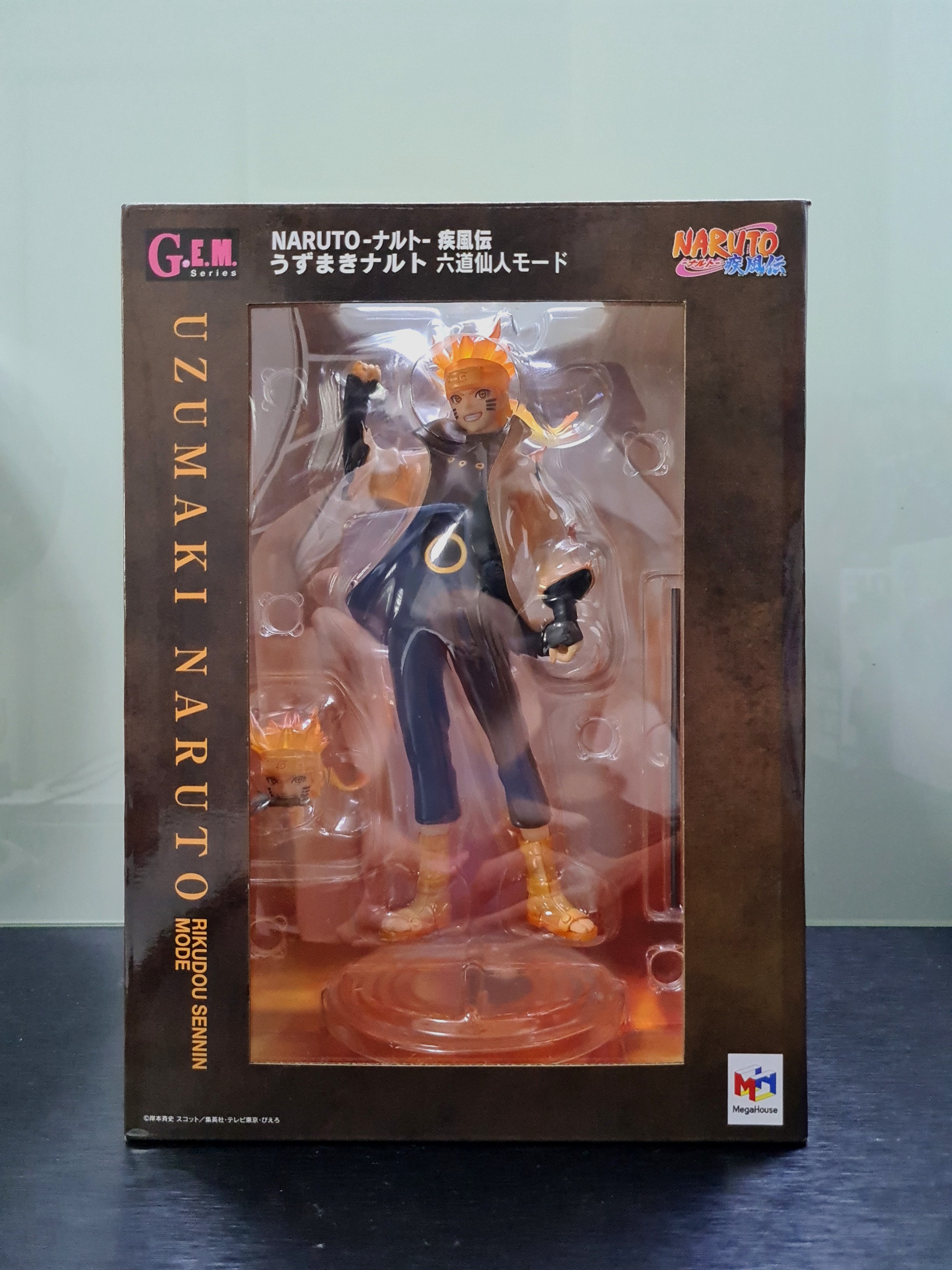 Shippuden // Uzumaki Naruto Sage of Six Paths Kurama Mode Megahouse ...