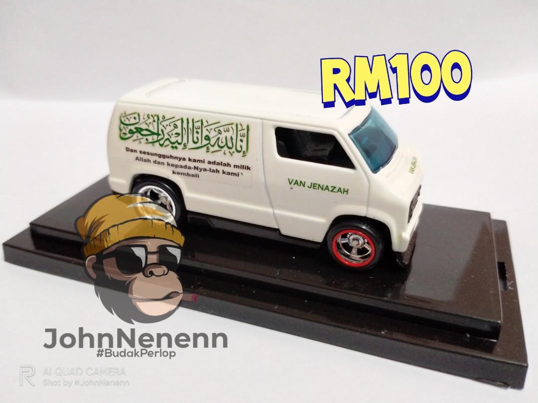 HOTWHEELS VAN JENAZAH CUSTOM WITH ACRYLIC CASING, Hobbies & Toys, Toys ...